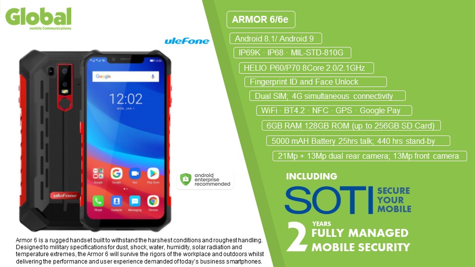 Soti mobile device management fully supported. | The Phone Trader